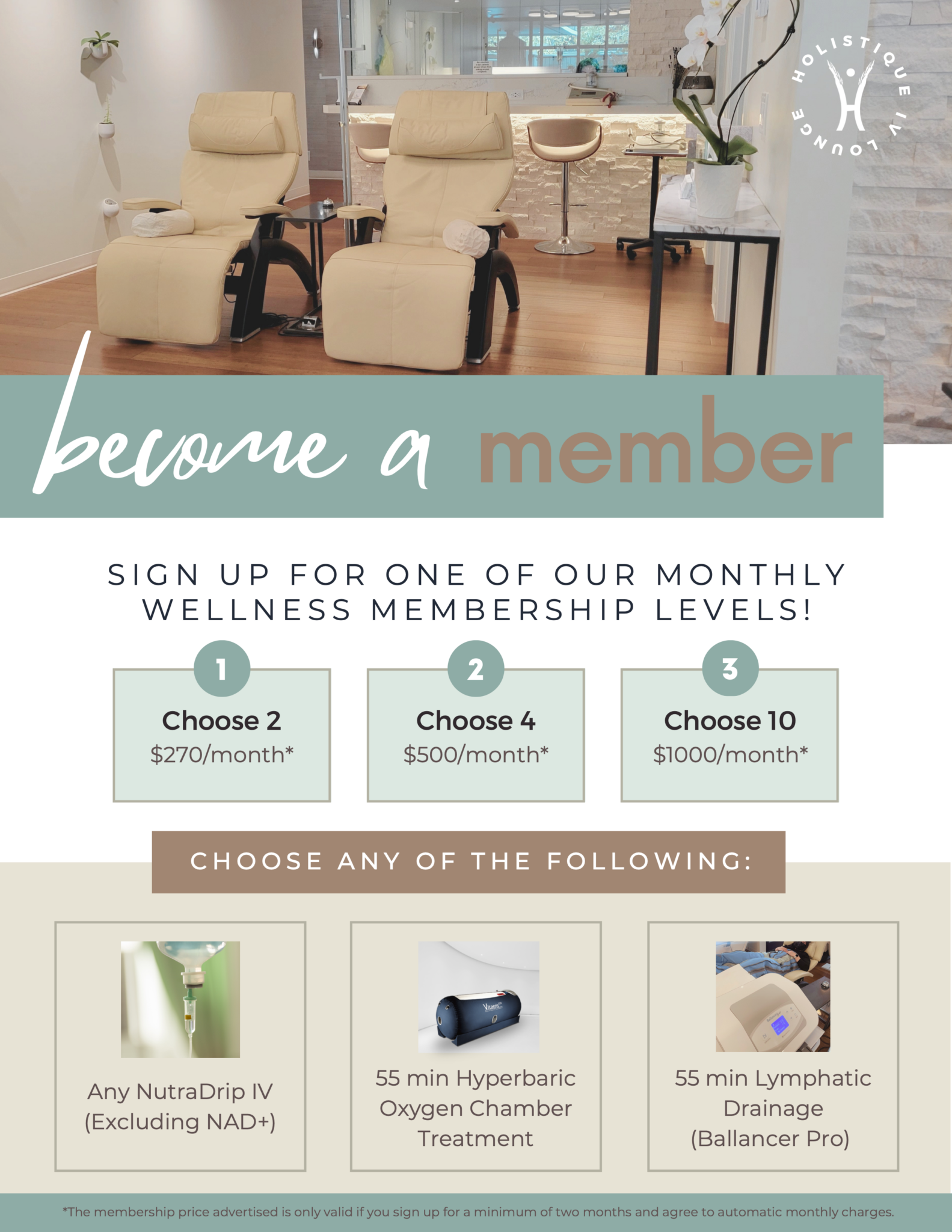 IV Therapy Menu - Holistique.com